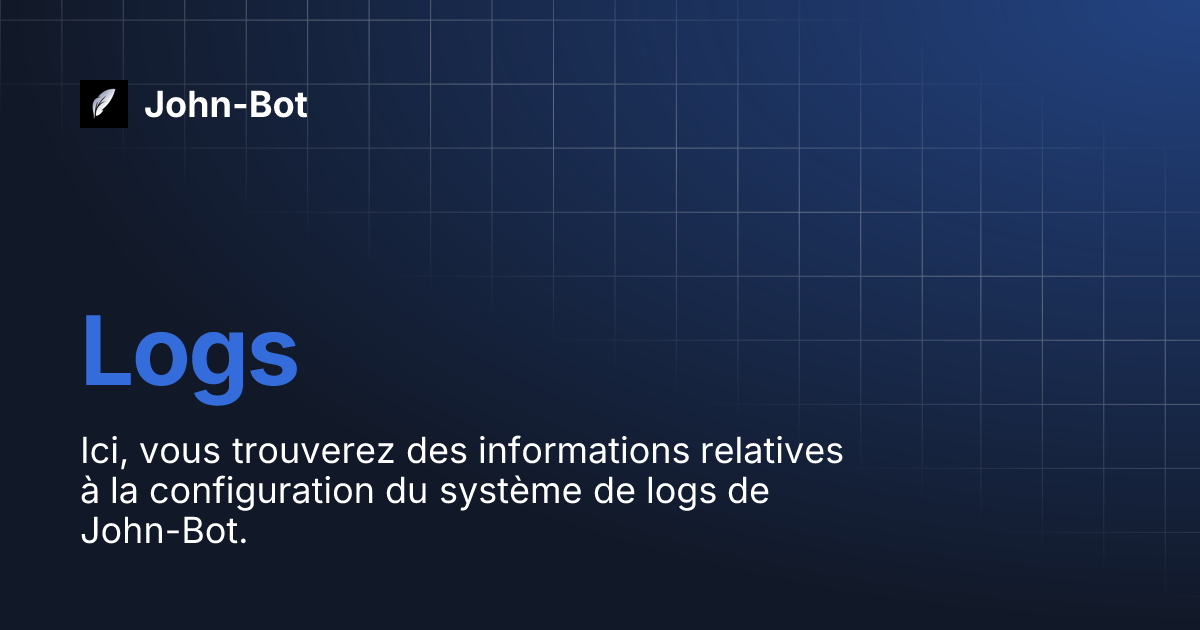 Logs | John-Bot